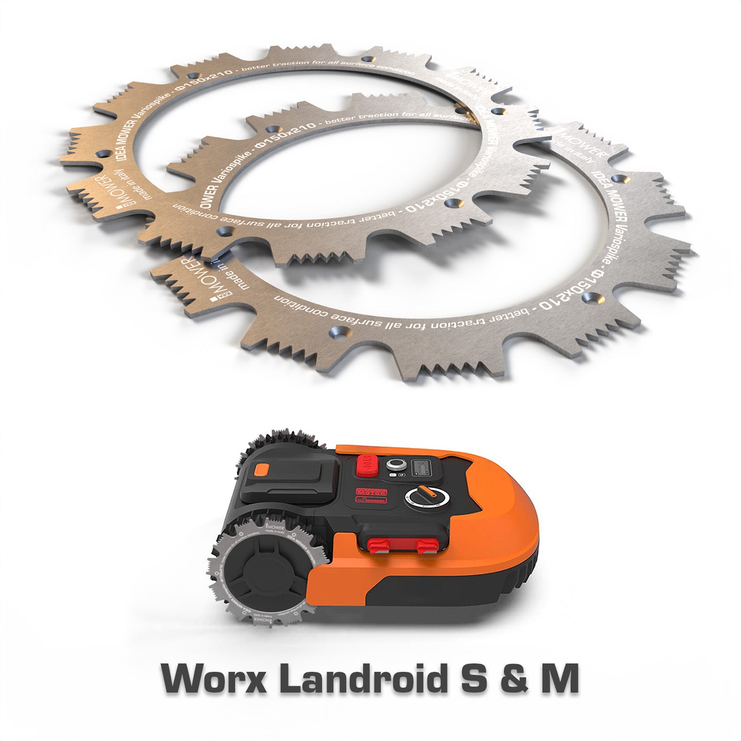 VarioSpike - Ruote dentate per Worx Landroid S & M - Idea Mower